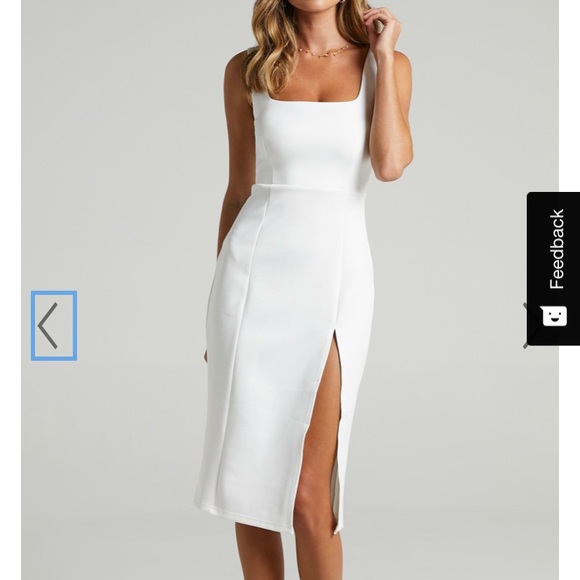 Showpo. | Dresses | Showpo Mini Love Dress In White | Poshmark